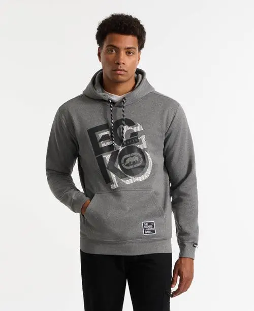 ECKO UNLTD. Revived Po Hoodie - Marled Grey