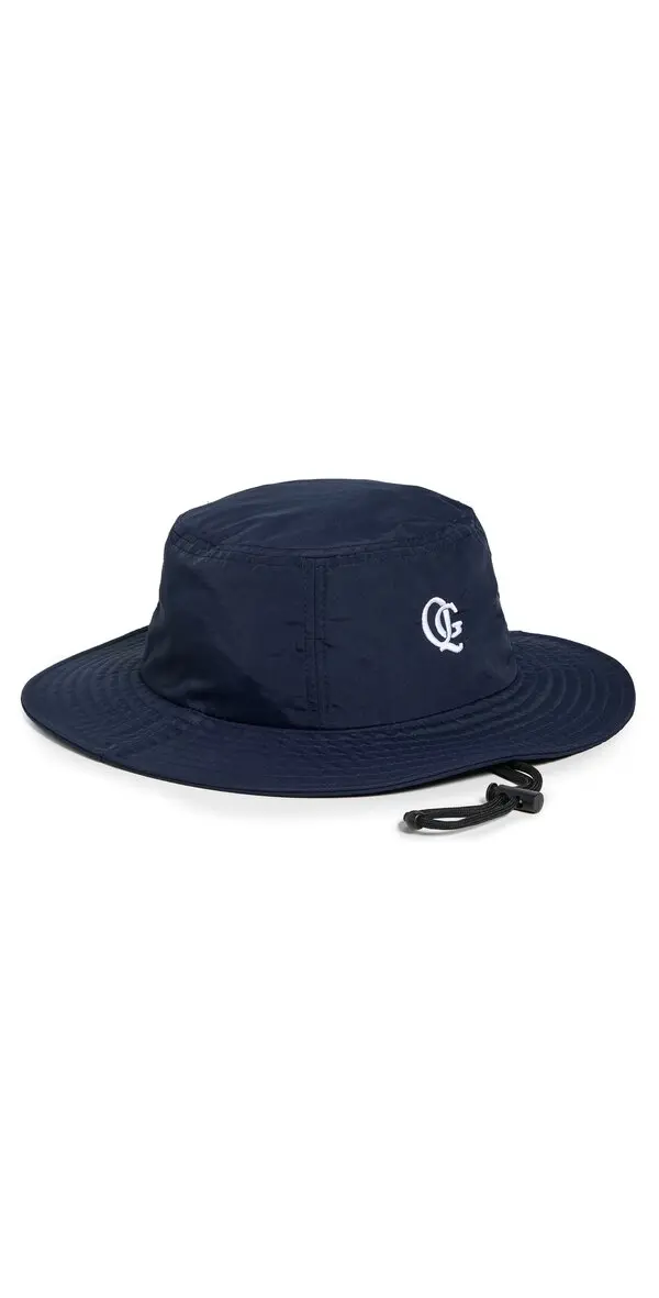 QUIET GOLF Monogram Boonie Hat - Navy