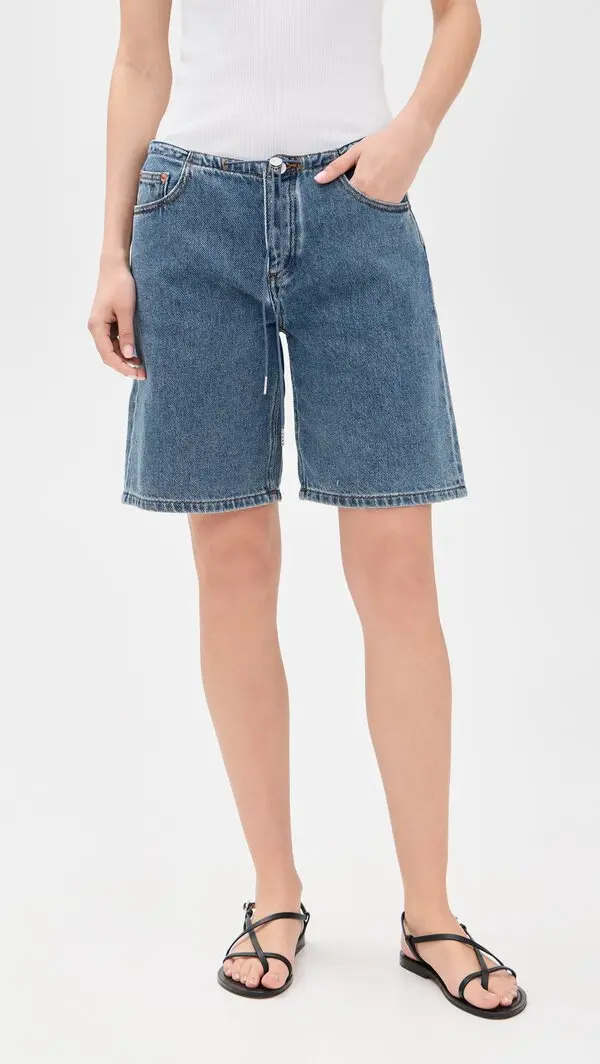 Still Here Denim Shorts