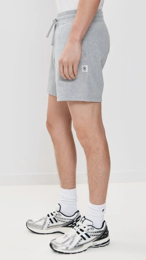 Reigning Champ Midweight Terry Sweatshort - Heather Grey