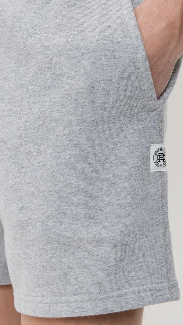 Reigning Champ Midweight Terry Sweatshort - Heather Grey
