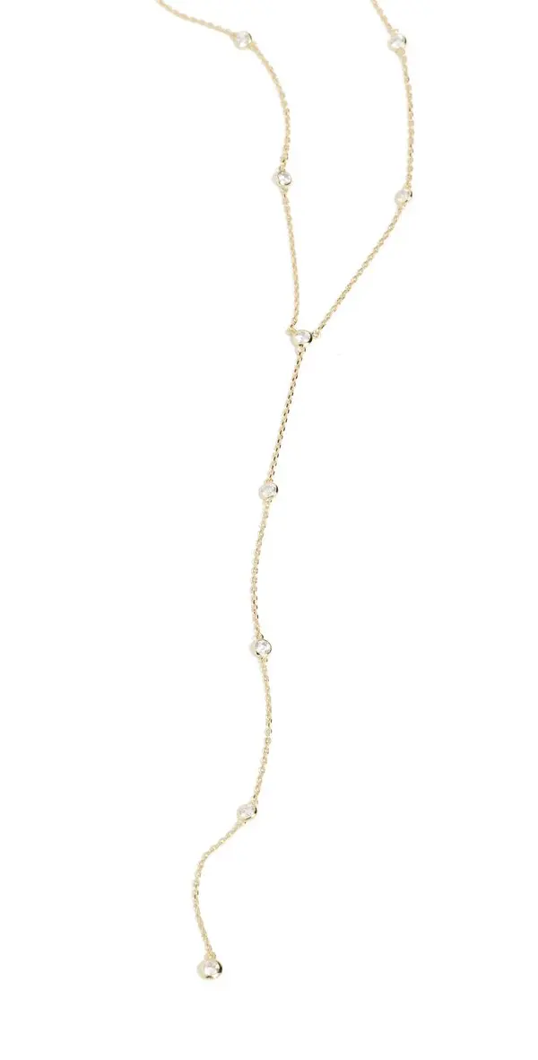 Shashi Emily Lariat Necklace - Gold