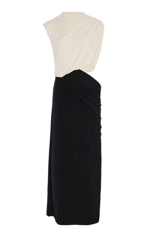THIRD FORM Cascade Cut-out Jersey Maxi Dress