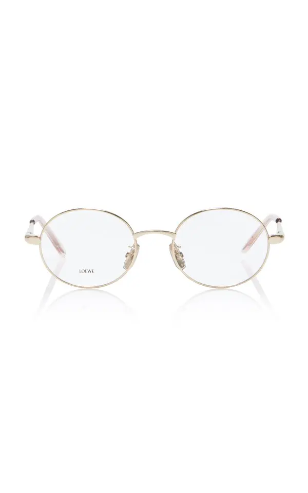 Loewe Round-frame Metal Eyeglasses - Gold