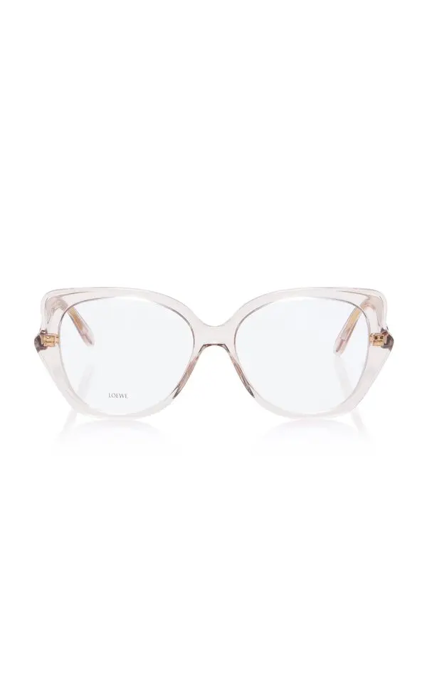 Loewe Oversized Cat-eye Acetate Frame - Pink