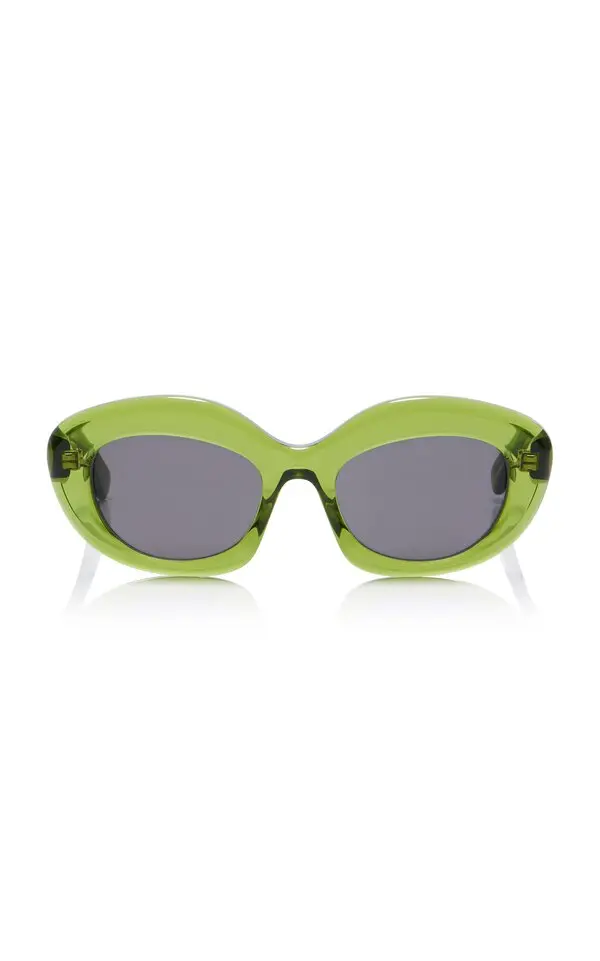 Loewe Round-frame Sunglasses - Green