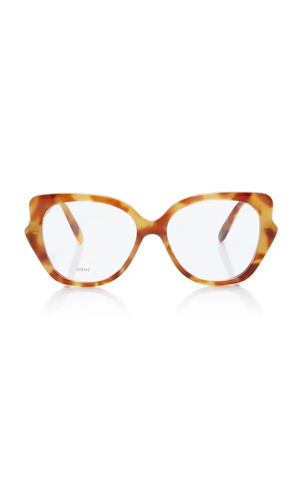 Loewe Oversized Cat-eye Acetate Glasses - Neutral