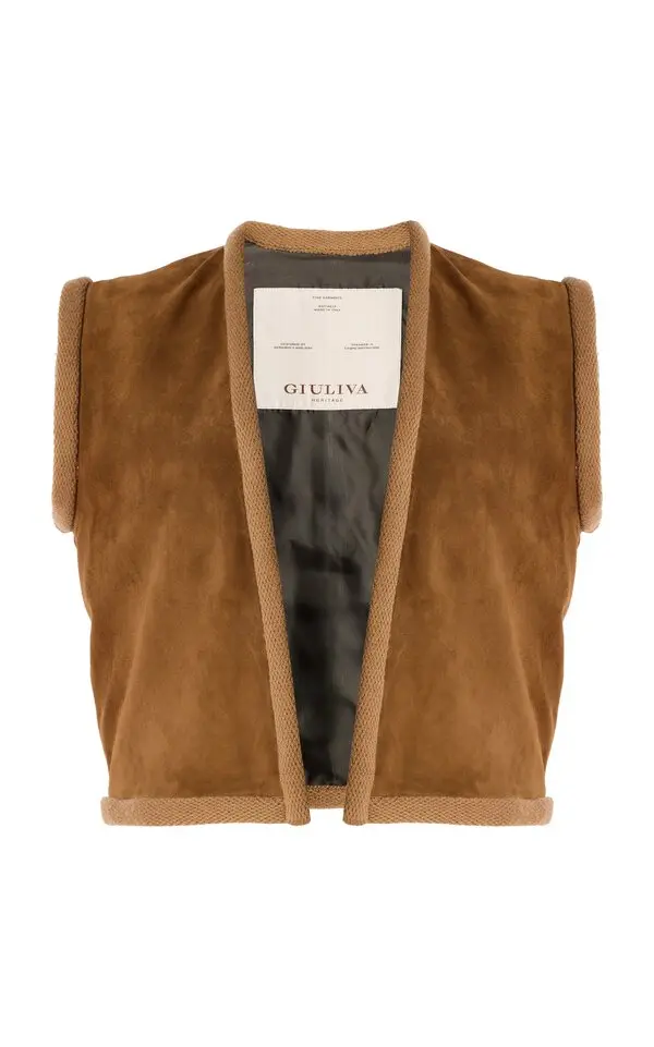 Giuliva Heritage The Lia Suede Vest
