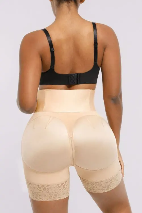 SHAPELLX Boned Sculpt High Waist Short - Beige