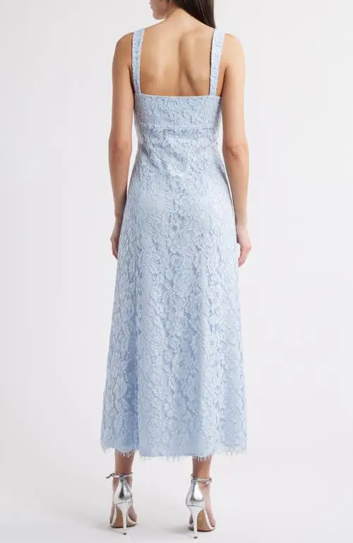 WAYF Elysia Cotton-blend Lace Gown