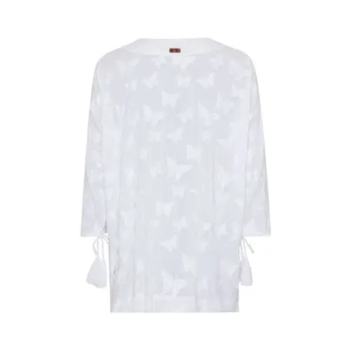 Vilebrequin Disco Butterflies Embroidered Viscose Dress