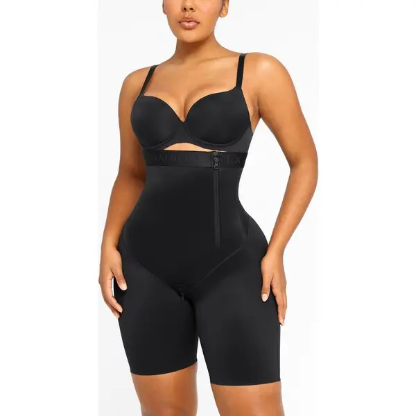 SHAPELLX High Waist Butt-lifting Shorts - Onyx Black