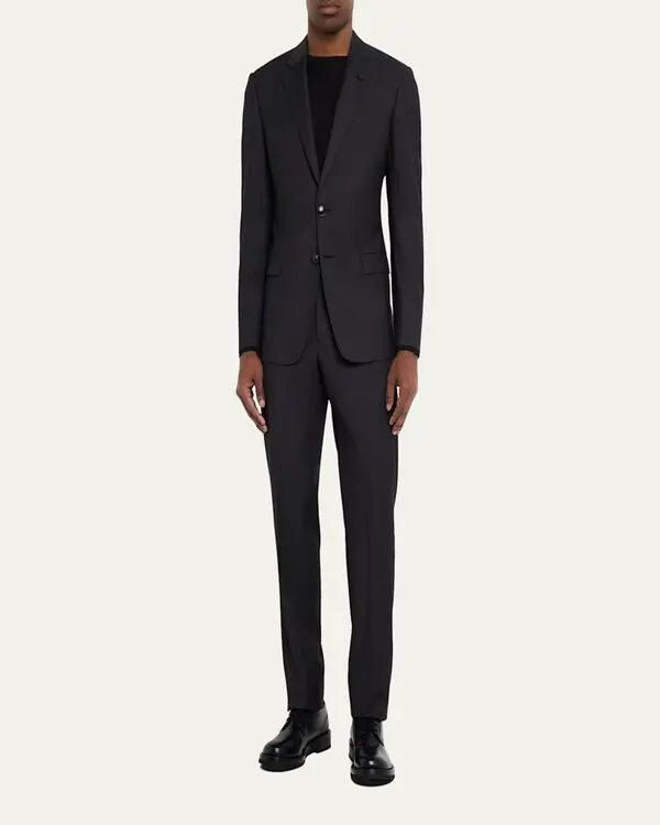 Giorgio Armani Pinpoint Twill Suit
