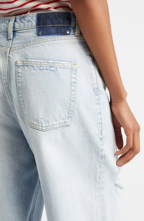GOLDEN GOOSE Melody Wide Leg Jeans - Cloud Blue
