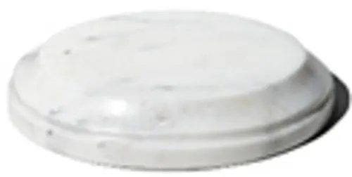 PUEBCO Marble Incense Holder - White Oval