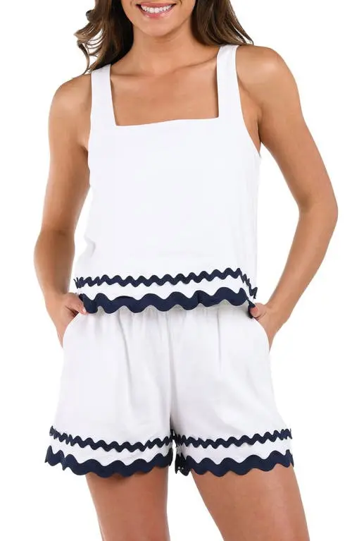 La Blanca Poolside Square Neck Cover-up Tank Top