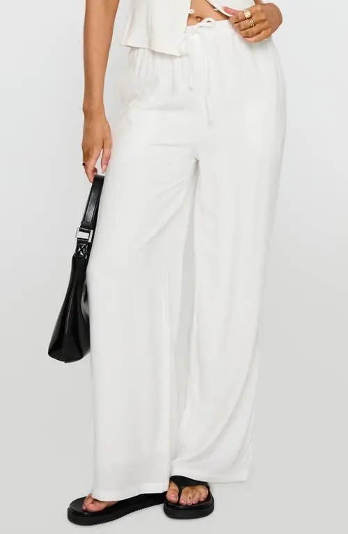 Princess Polly Parklea High-waist Linen-blend Pants