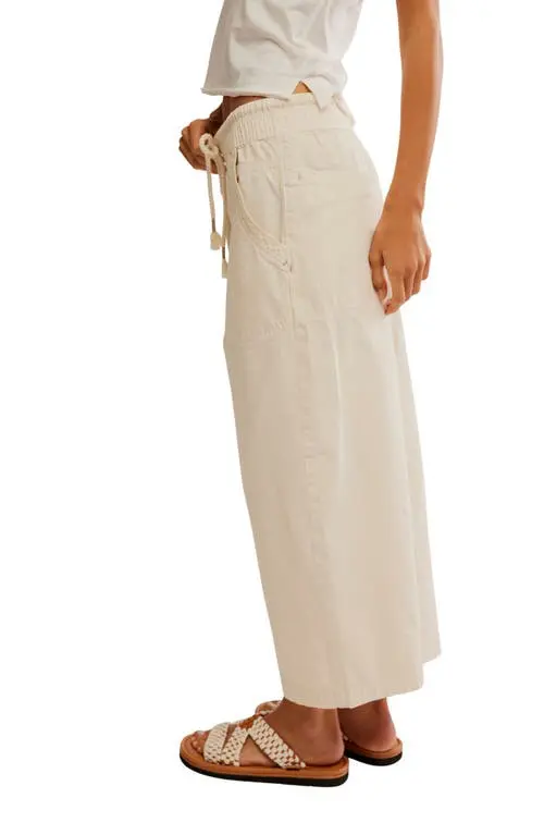 Free People Easy Peasy Wide Leg Drawstring Pants - Irie