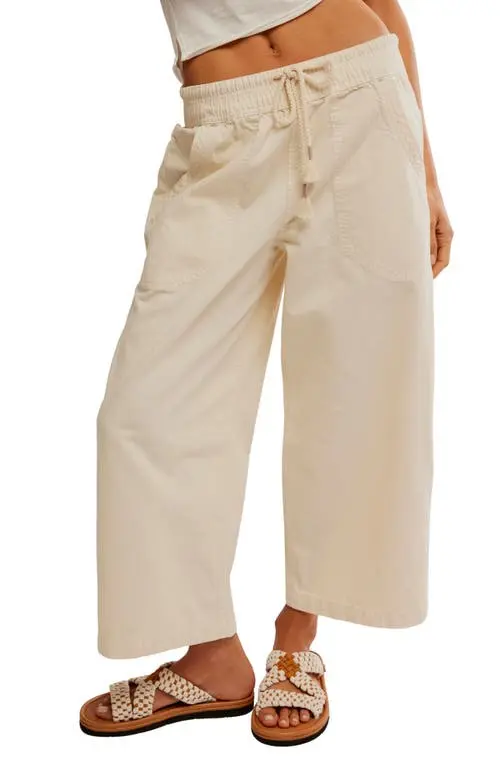 Free People Easy Peasy Wide Leg Drawstring Pants - Irie