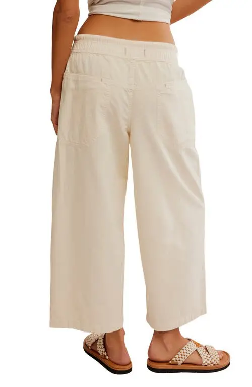Free People Easy Peasy Wide Leg Drawstring Pants - Irie