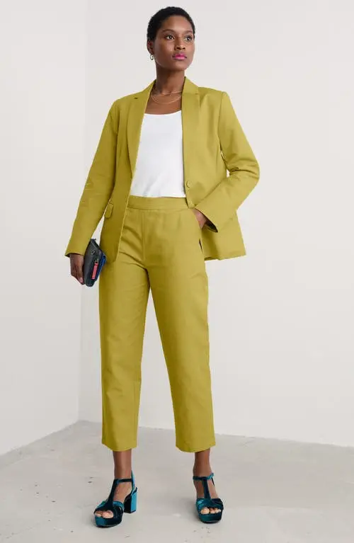 SEASALT CORNWALL Westlin Straight-leg Suit Pants - Lime