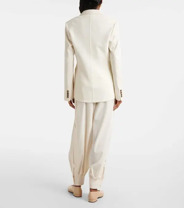 Max Mara Single-breasted Cotton Blazer
