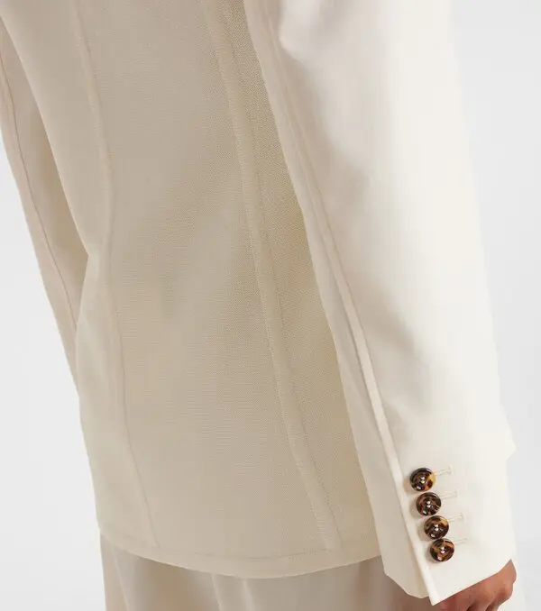 Max Mara Single-breasted Cotton Blazer