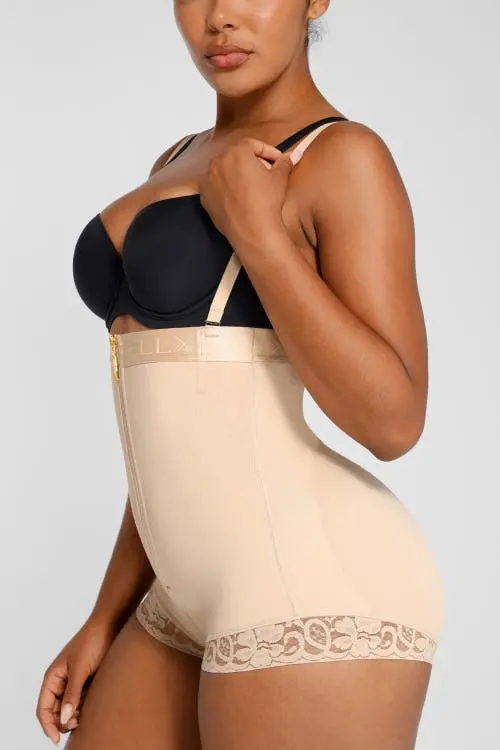 SHAPELLX Butt-lifting Open Bust Panty - Sand