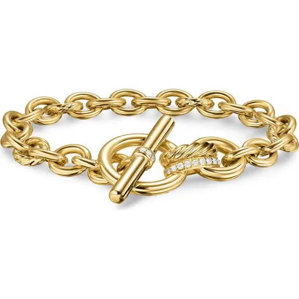 David Yurman Dy Mercer® Toggle Chain Bracelet - Diamond