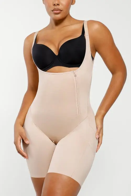 SHAPELLX Open Bust Butt-lifting Bodysuit - Tres Naturale