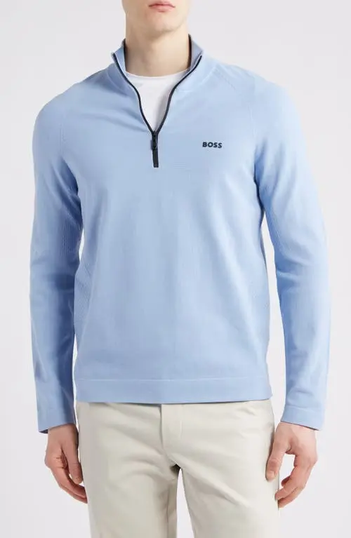 BOSS Seamless Tech Quarter Zip Sweatshirt
