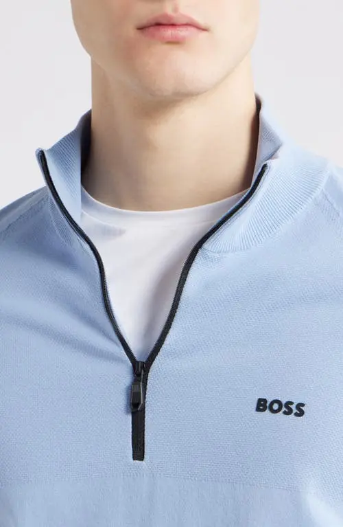 BOSS Seamless Tech Quarter Zip Sweatshirt