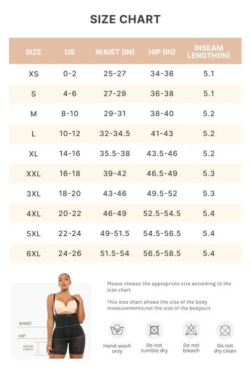 SHAPELLX Firm Compression Bodysuit Shaper - Mocha