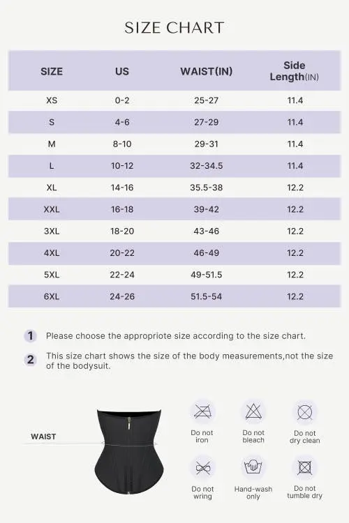 SHAPELLX Body Shaper Latex Waist Trainer - Black