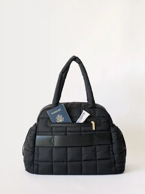 AUGUSTNOA Weekender Duffle Bag - Black