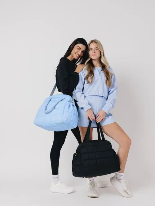 AUGUSTNOA Weekender Duffle Bag - Light Blue