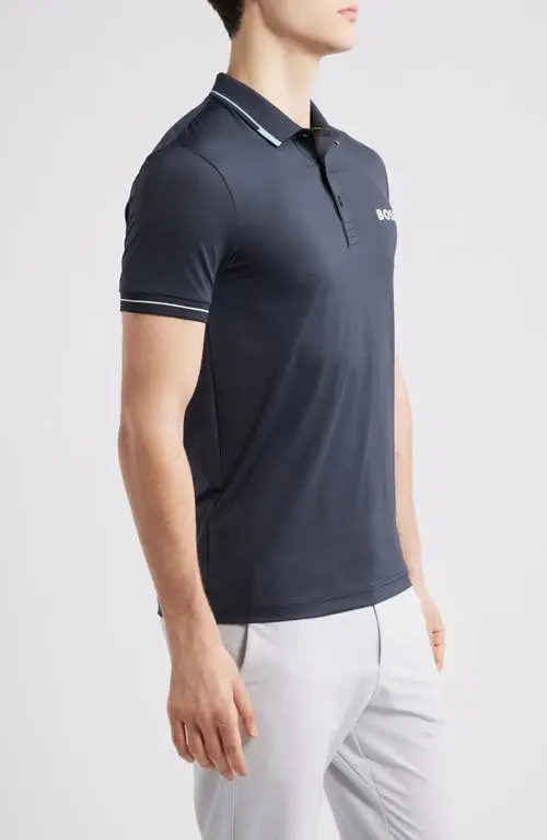 BOSS Paul Pro Active Performance Polo - Dark Blue