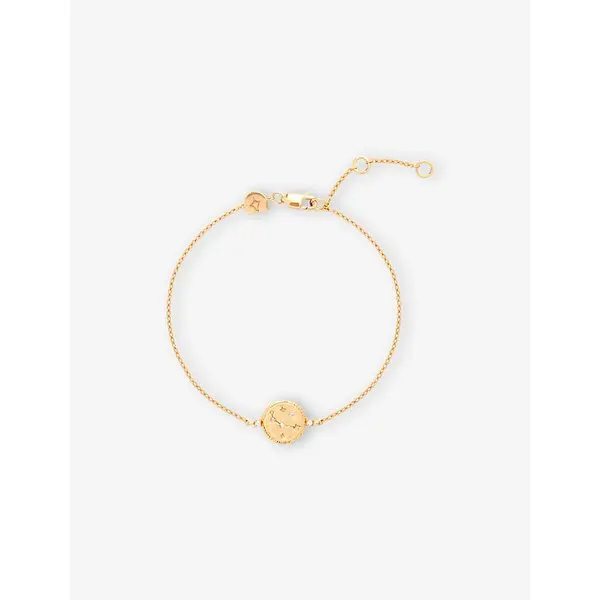 ASTRID & MIYU Zodiac Aries Pendant Bracelet - Gold