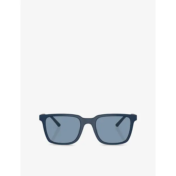Oliver Spencer Rectangle-frame Sunglasses - Blue