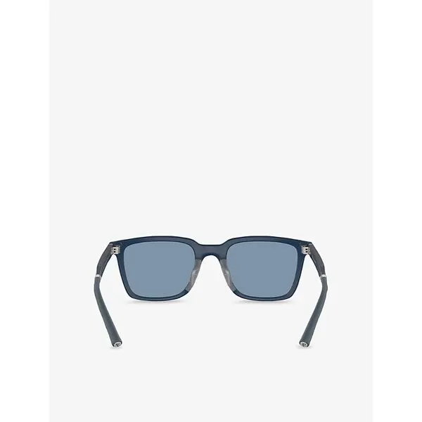 Oliver Spencer Rectangle-frame Sunglasses - Blue