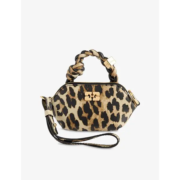 GANNI Nano Bou Leather Pouch