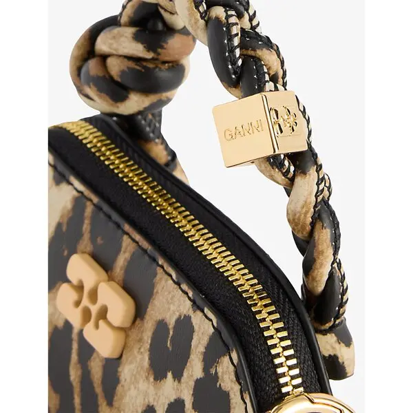 GANNI Nano Bou Leather Pouch