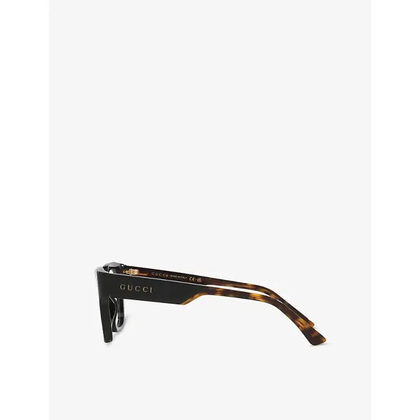 Gucci Rectangle-frame Acetate Optical Glasses
