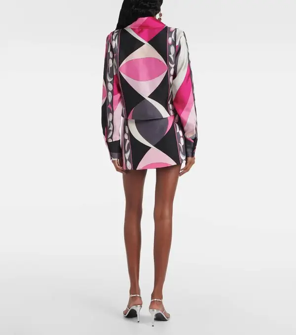 Emilio Pucci Pesci Silk Twill Shirt