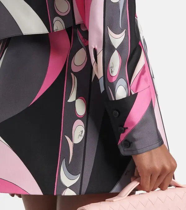 Emilio Pucci Pesci Silk Twill Shirt