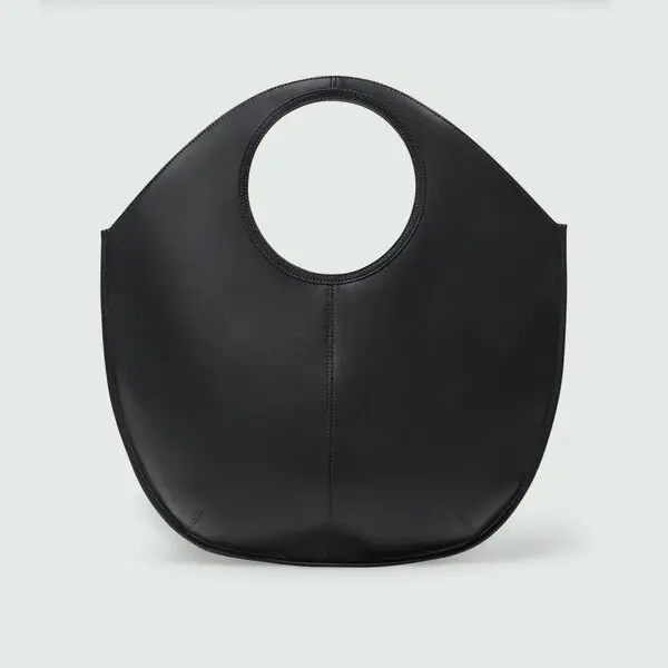 Theory Circle Leather Tote Bag
