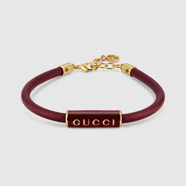 Gucci Bracelet With Enamel - Gold-toned Metal