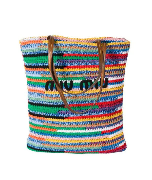 Miu Miu Crochet Tote - Multicolored