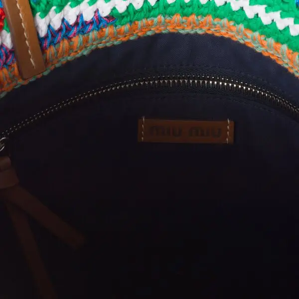 Miu Miu Crochet Tote - Multicolored