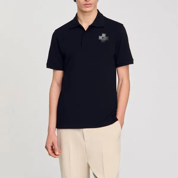 Sandro Cotton Polo Shirt